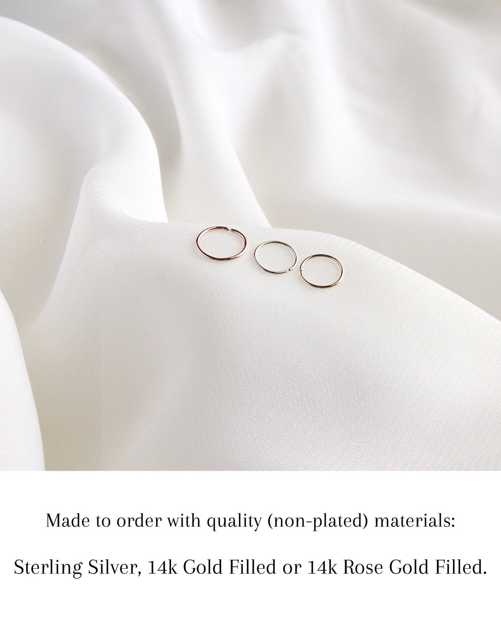 Snug Nose Ring Hoop | 6mm 7mm 8mm 9mm Simple Thin Nose Hoop | IB ...